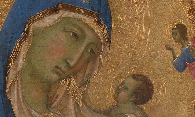 Smarthistory – Duccio di Buoninsegna, The Virgin and Child with Saints ...
