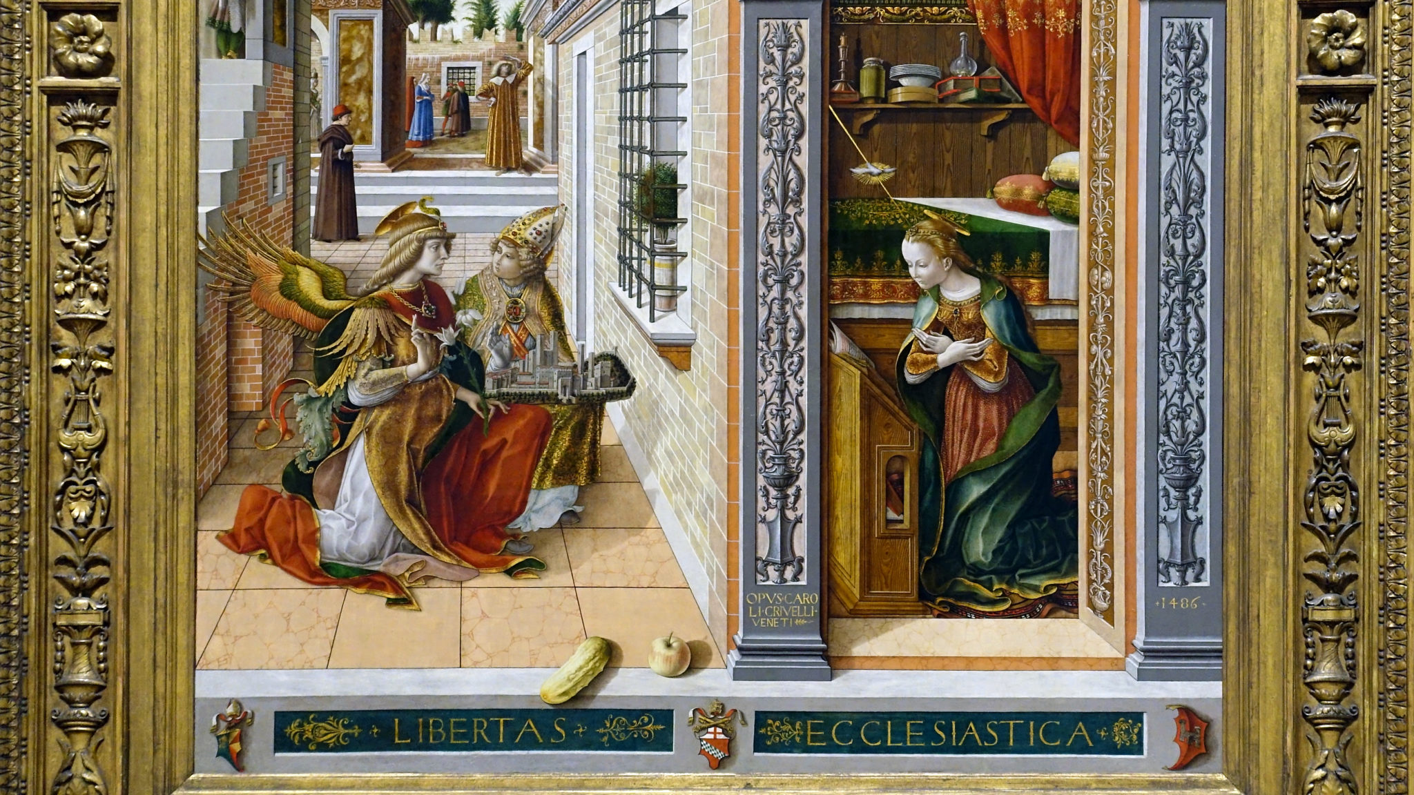 Smarthistory – Carlo Crivelli, The Annunciation with Saint Emidius
