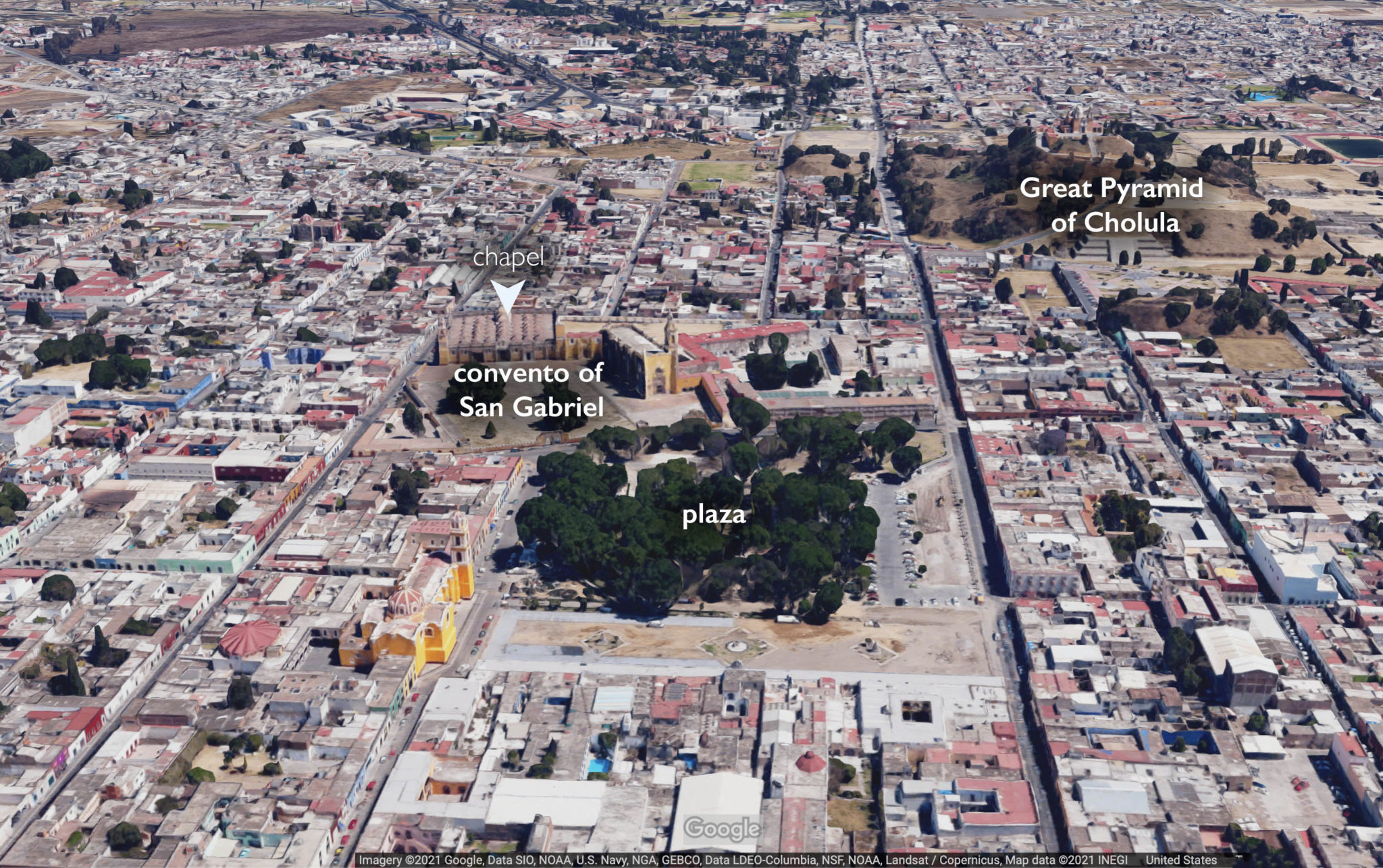 Smarthistory – Map of Cholula, from the relaciones geográficas