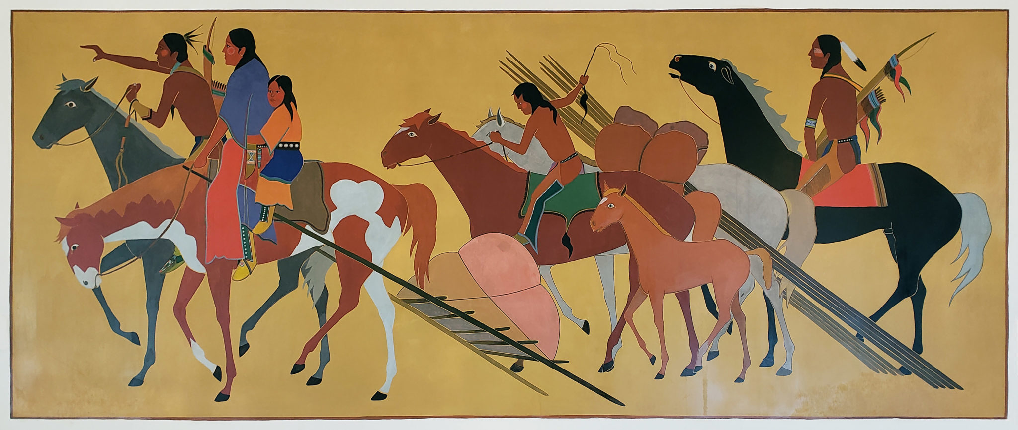 Smarthistory – Stephen Mopope, U.S. Post Office Murals, Anadarko, OK