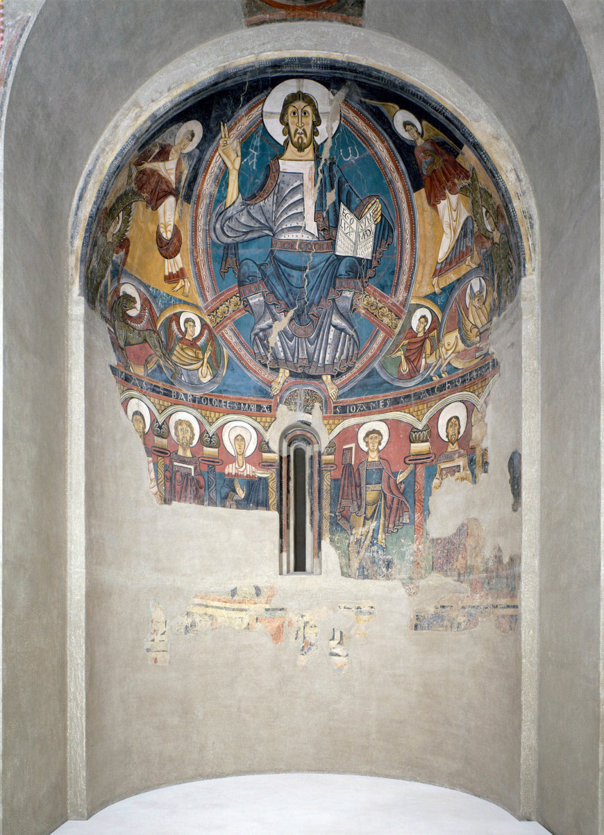 Smarthistory – The Painted Apse of Sant Climent, Taüll, with Christ in ...