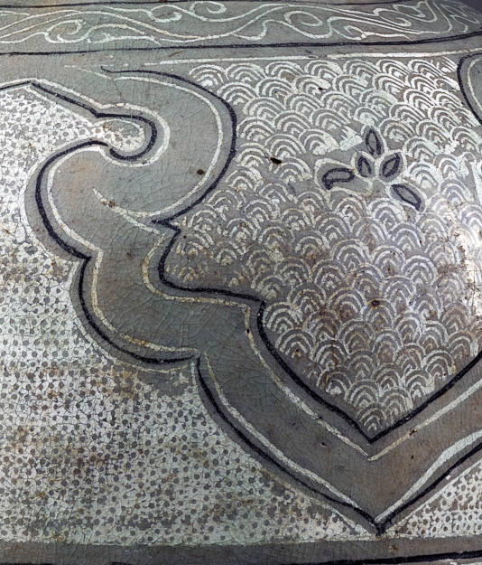 Smarthistory – Buncheong Jar with cloud and dragon design