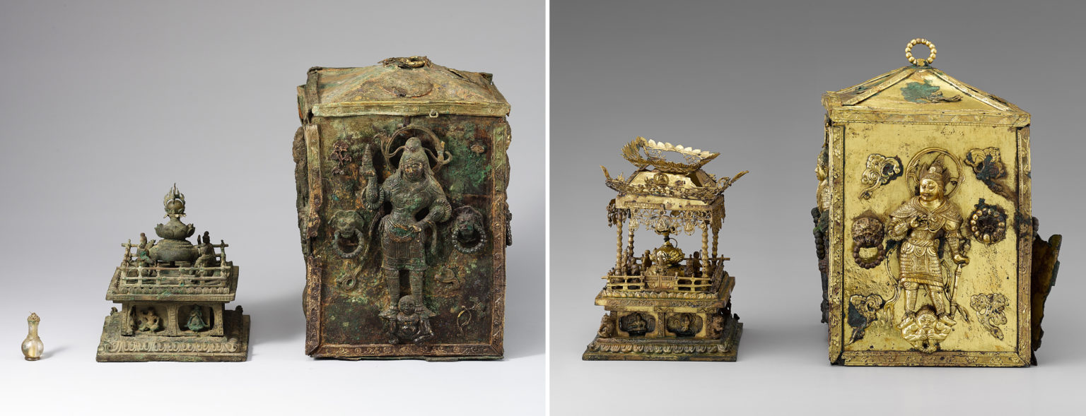 Smarthistory – Sarira reliquaries from east and west stone pagodas of ...