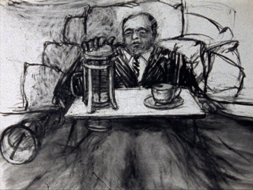 Smarthistory – William Kentridge, drawing from Tide Table (Soho in Deck ...
