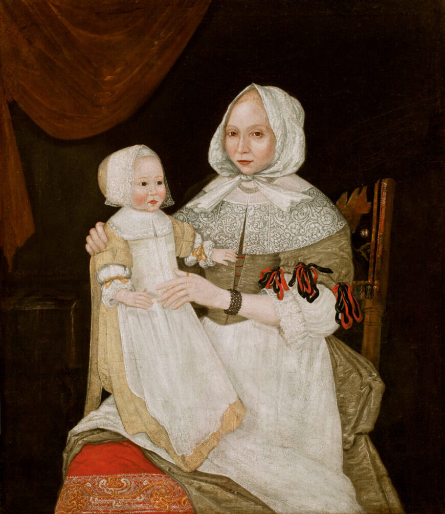Smarthistory – Portraits of John and Elizabeth Freake (and their baby)