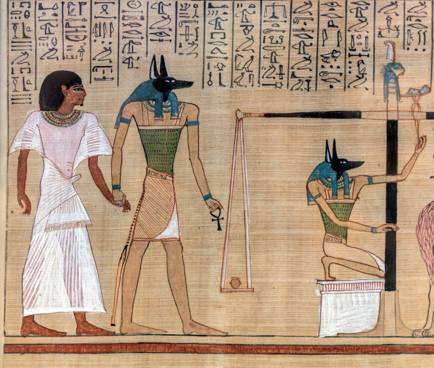 Smarthistory – Hunefer’s Judgement in the presence of Osiris
